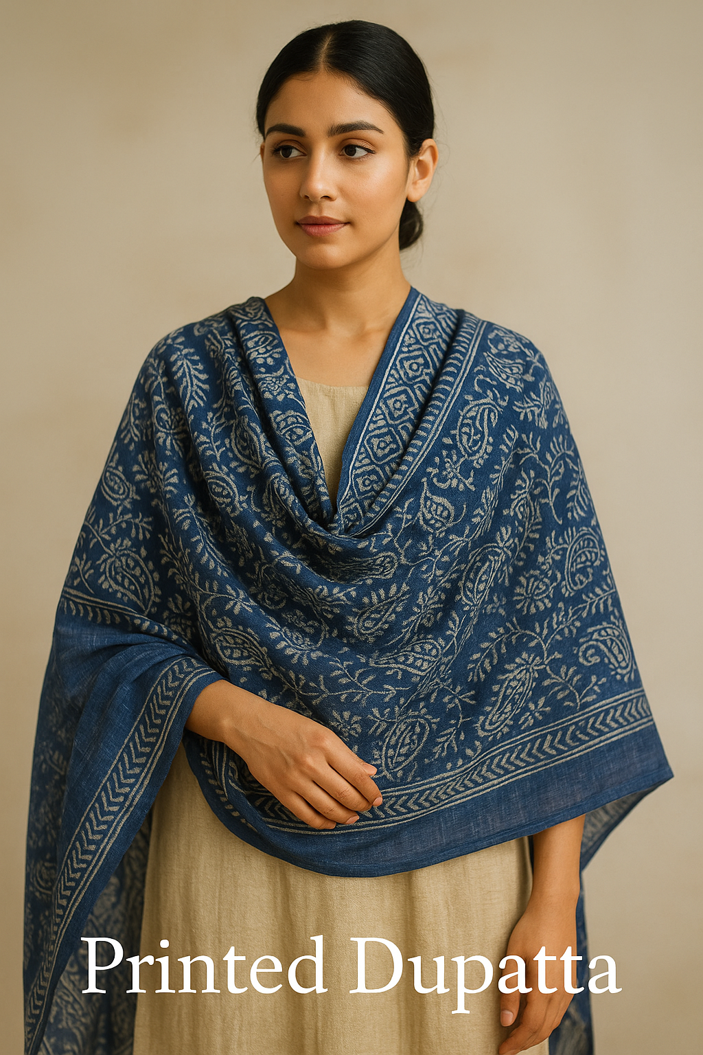 Printed Dupatta / Scarves / Veil / Hijab / Stole – Sushila Vintage