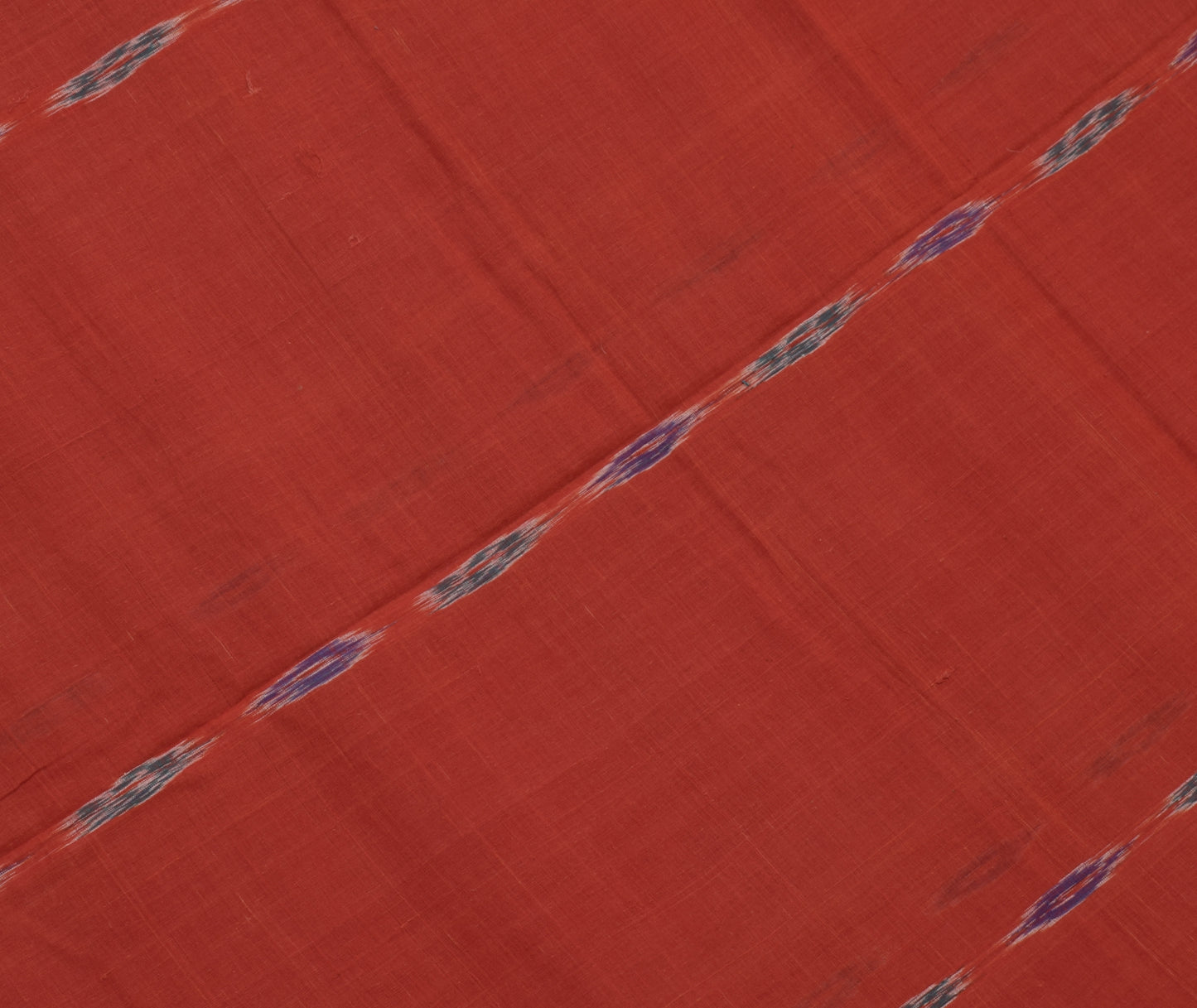 Sushila Vintage Red Saree Pure Cotton Hand Woven Ikat Patola Sari Craf